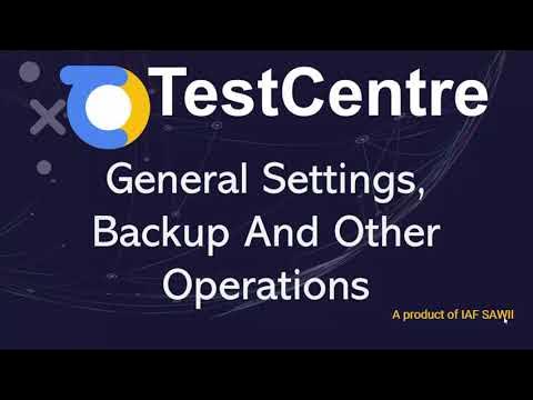 How To Update General Settings, Backup Data, Restore Data and Other Operations - YouTube