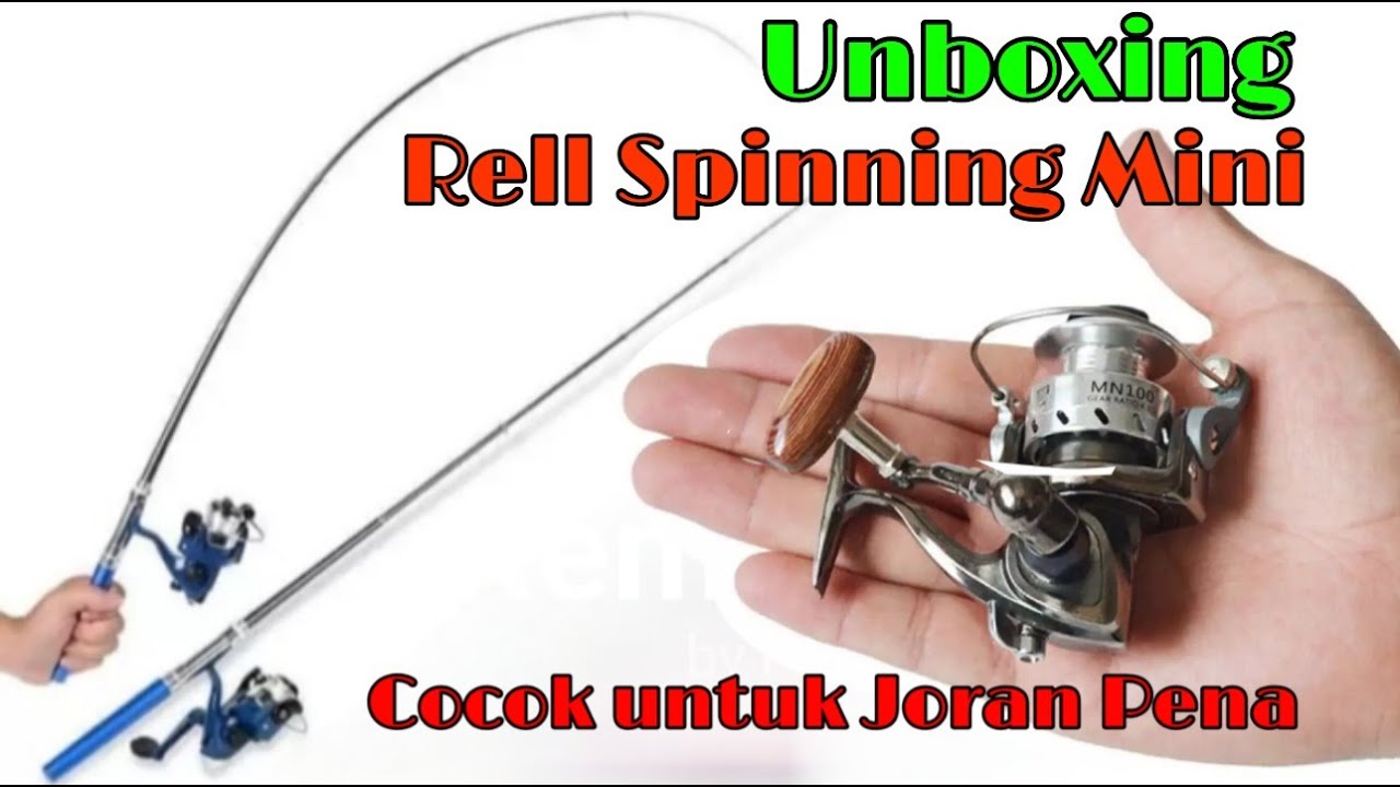Unboxing Reel Terkecil di Dunia MN100 untuk Joran Pena - YouTube