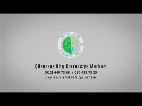 Nitq qusurlarinin koreksiyasinda Loqopedin esas isi 🗣Esmira Qafarova