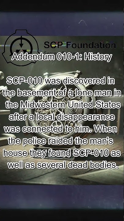 SCP 010 | SCP Foundation Story 9 | Part 3 - YouTube