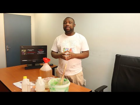 How to Make Pine Gel Using Guar Gum: Full Manufacturing Session - YouTube