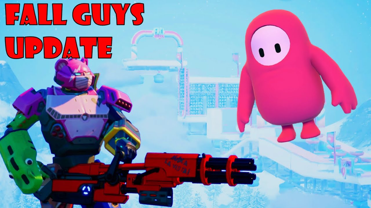 I'm a Bean!!! Fall Guys Update! - YouTube