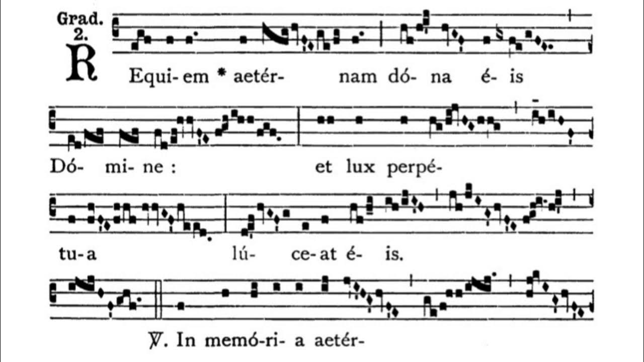 Gregorian Chant - Julian D. Jankowski - Mass for the Dead - Gradual - YouTube