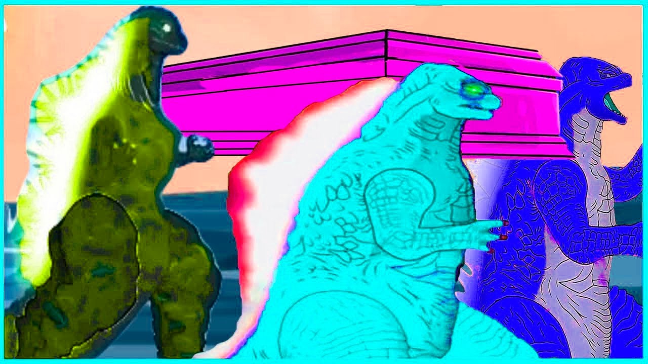 Baby Godzilla & Kong VS Mecha Godzilla - Multifaceted Coffin Dance Song ...