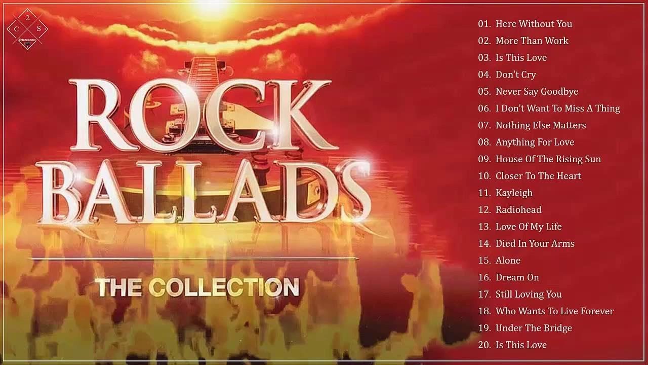 Best Rock Ballads Collection - Greatest Rock Ballads Songs 70's 80's 90 ...