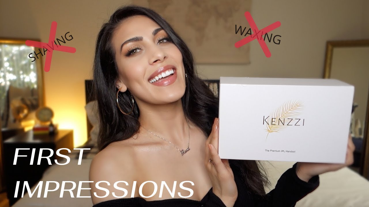 I TRIED AT HOME LASER HAIR REMOVAL | KENZZI IPL | FIRST IMPRESSIONS ...