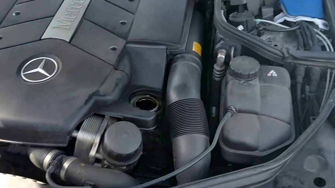 How To Check Oil Mercedes Cls YouTube