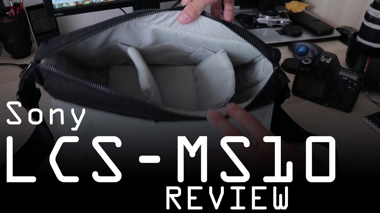 Sony LCS MS10 shoulder camera bag review - YouTube