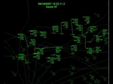 Albuquerque ARTCC, Sector 67, September 2007 - YouTube