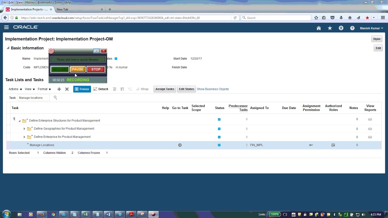 Oracle Fusion Locations - YouTube