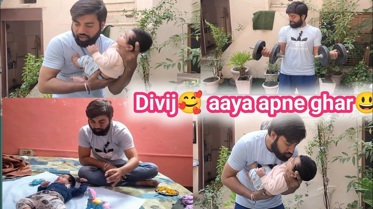 Divij🥰 aaya apne ghar😃 | daily lifestyle vlogs | Nikhil malhotra official - YouTube