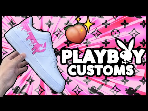 How to Make Playboy Air Force 1's (EaSy) | Custom PlayBoy Air Forces