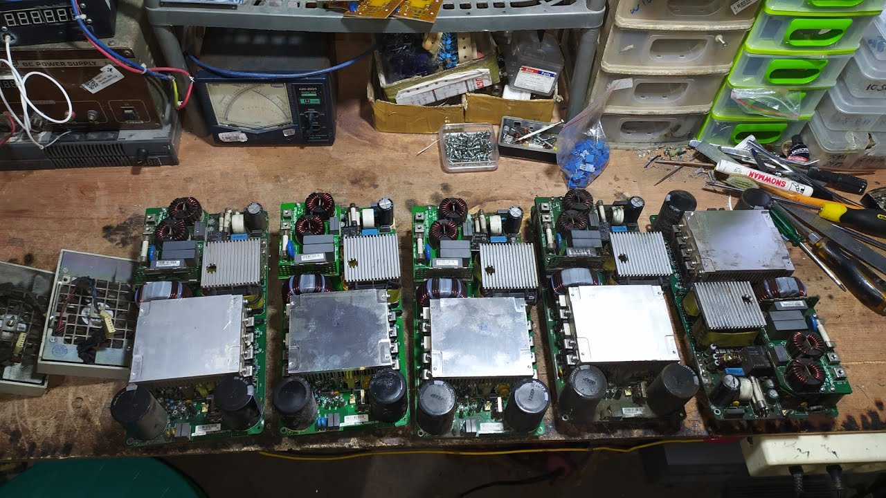 Modif power supply ZTE 50 Amper - YouTube