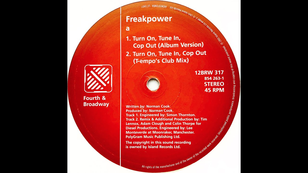 Freakpower • Turn On, Tune In, Cop Out (Album Version) (1995) - YouTube