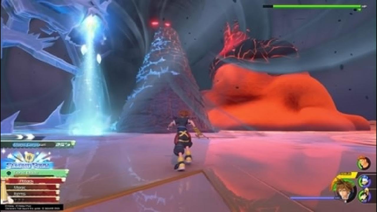 KINGDOM HEARTS 3 First Boss Titans - YouTube