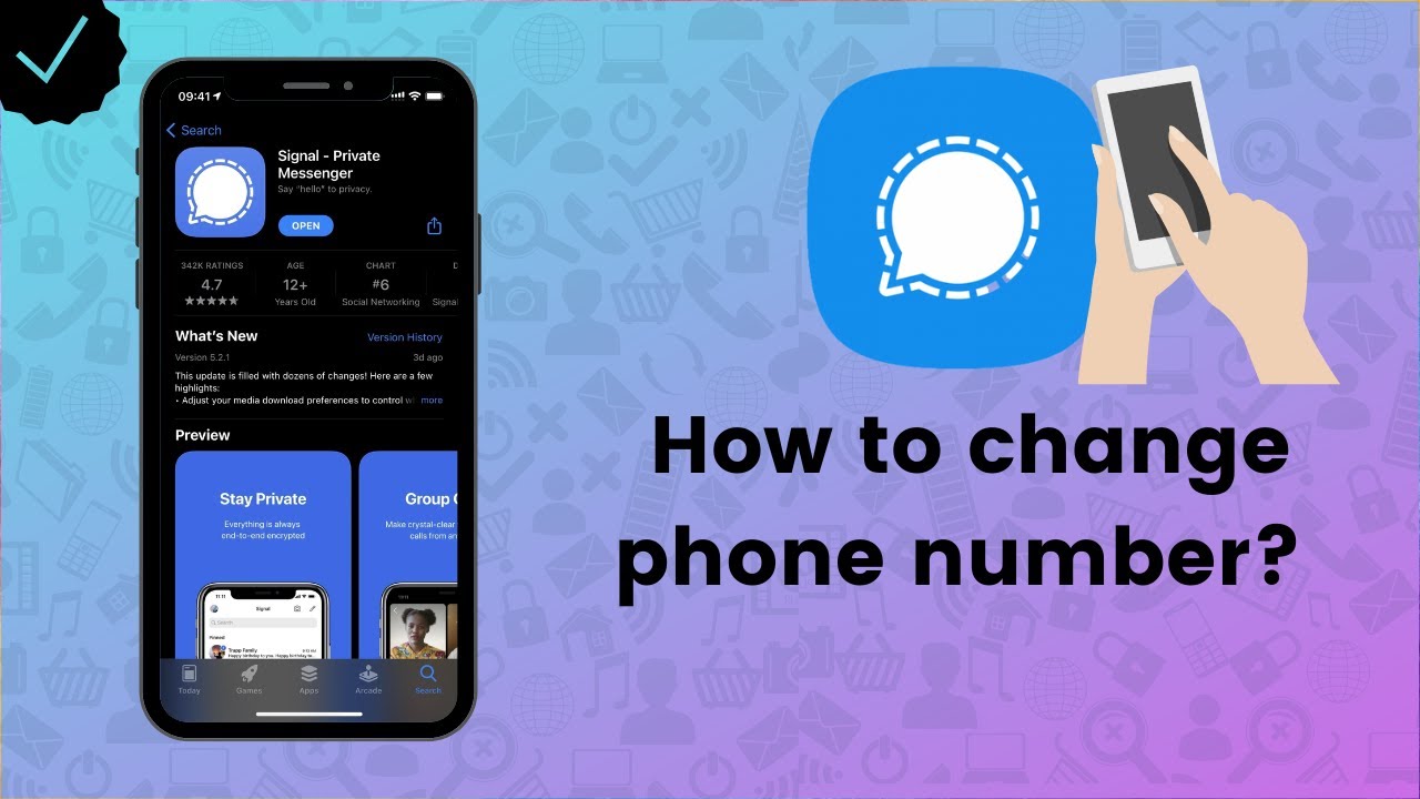 How to change phone number on Signal? - Signal Tips - YouTube