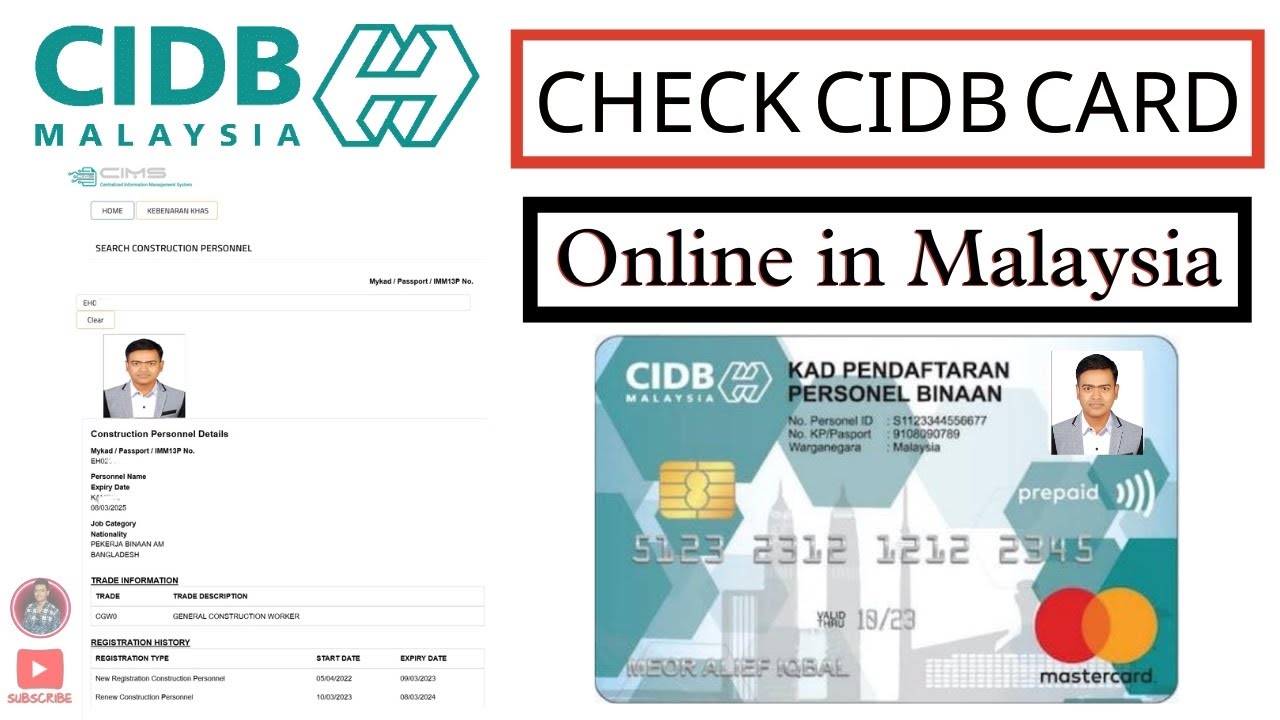 Check Your CIDB Card Status Online in Malaysia - Step-by-Step Guide ...