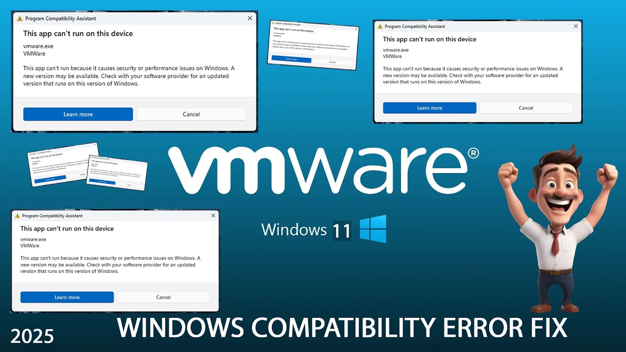VMware Compatibility Error Easy Step 2025 - YouTube