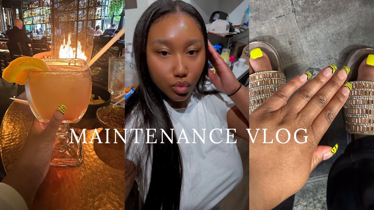 MAINTENANCE VLOG 💕: NAILS & TOES, HAIR, SKIN CARE ROUTINE + MORE - YouTube