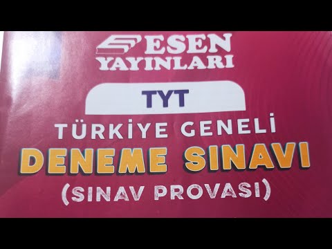 Esen Yayınları TYT Türkiye Geneli Denemesi Sonuç+Yorumum #ilk100  #yks2023