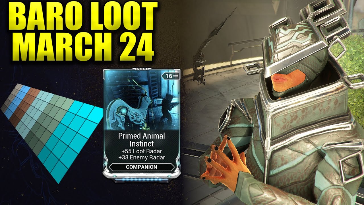 New Color Palette! Primed Animal Instinct! Warframe Baro Ki'Teer March ...