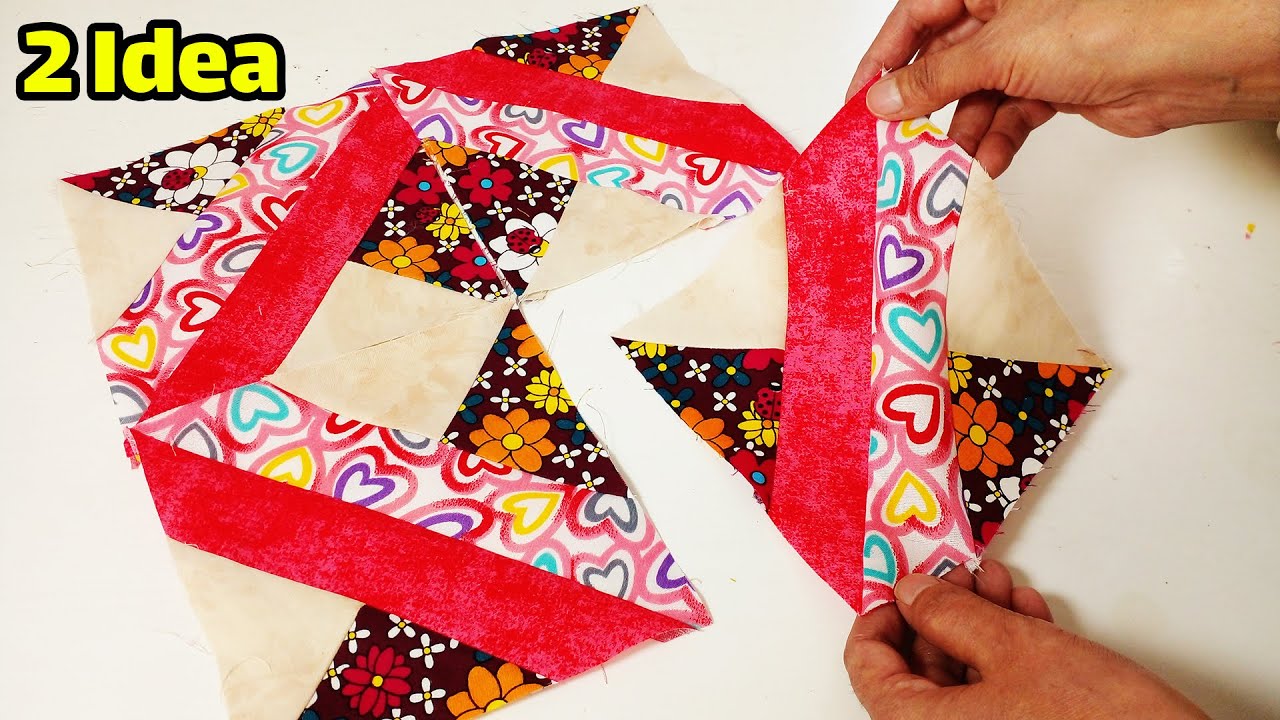 🦋2 Stunning Patchwork Ideas for Beginners | Easy sewing - YouTube