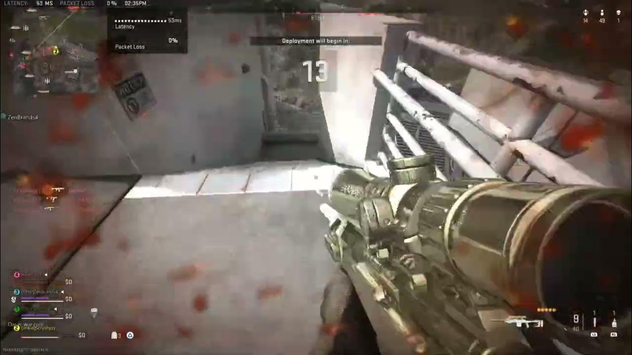 360 noscope mid air MW2 - YouTube