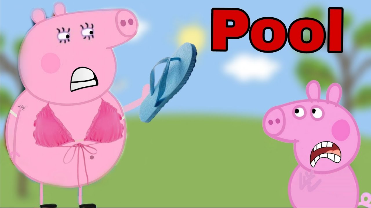 Peppa pig POOL Funny EDIT | Hindi peppa pig FUNNY edit episode | Lord ...