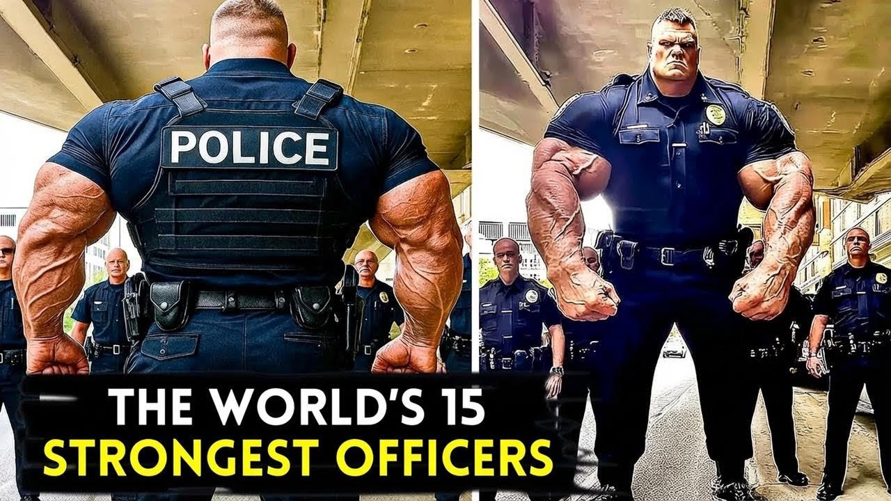 15 Biggest and Strongest Cops and Soldiers in the World - YouTube