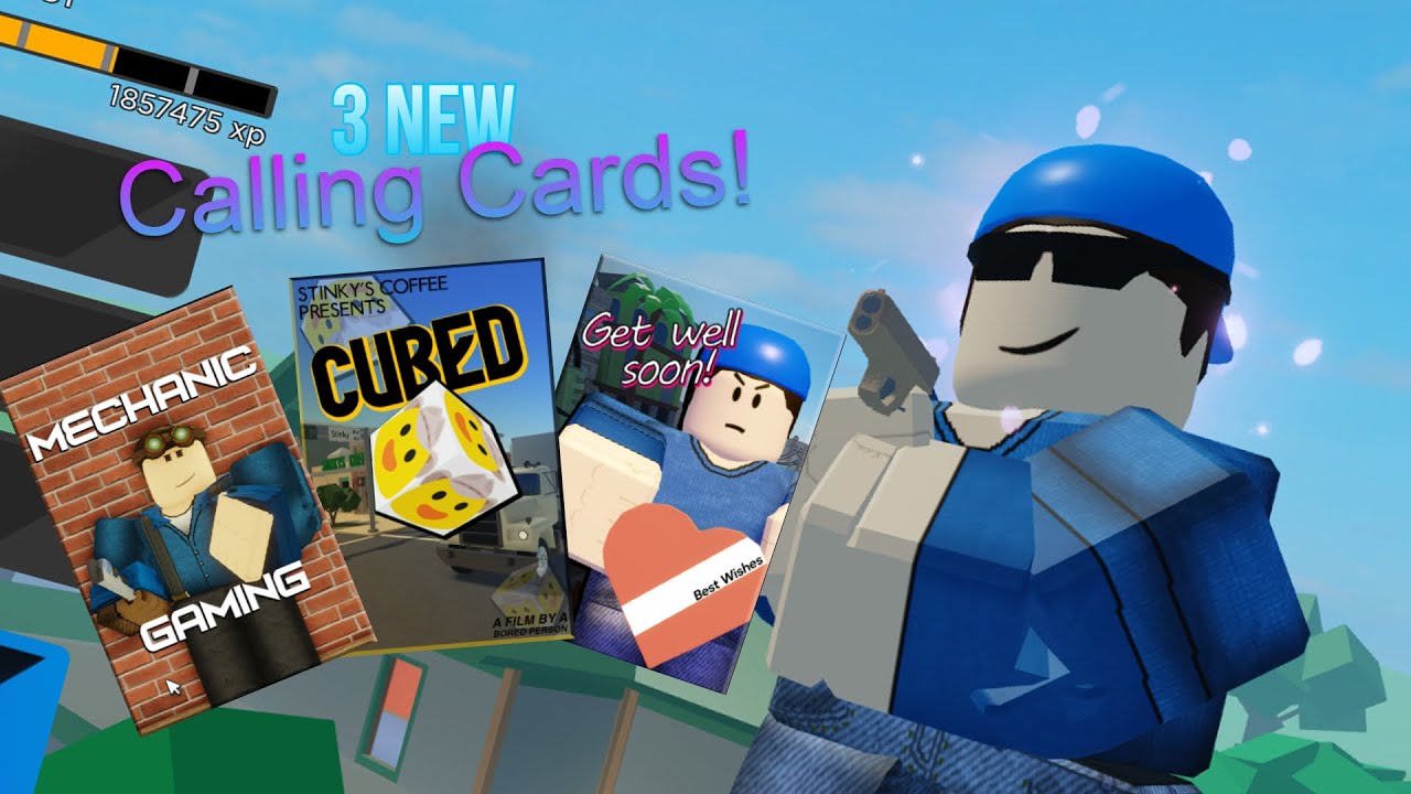 3 New Calling Cards! (Roblox Arsenal) - YouTube