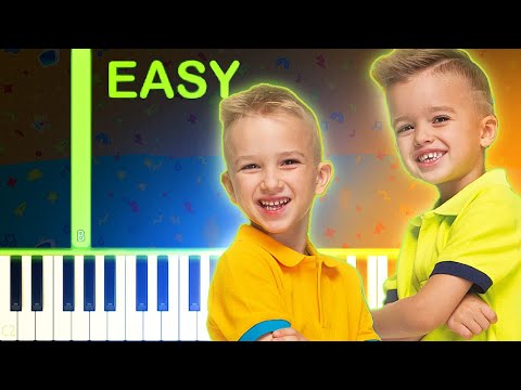 VLAD AND NIKI SONG - EASY Piano Tutorial