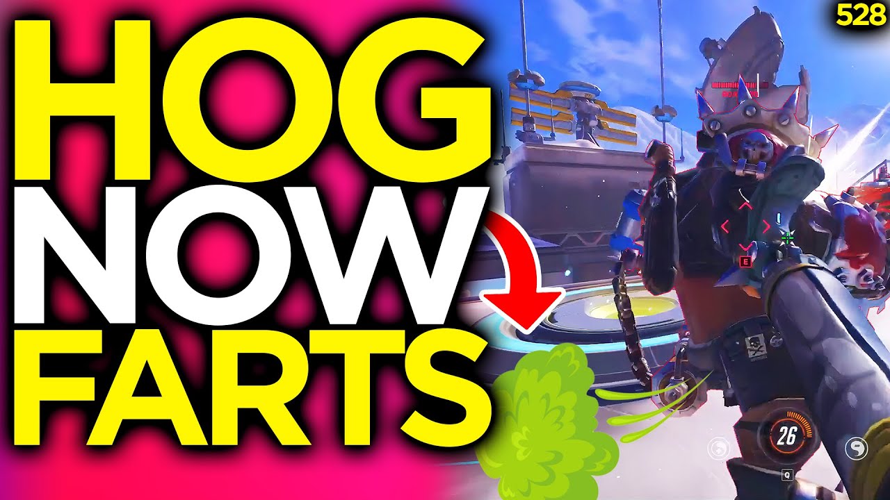 Roadhog Can Now Fart in Overwatch 2! - YouTube