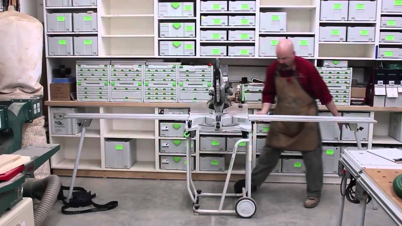 Festool UG-Kapex Mobile Stand - Set Up - YouTube