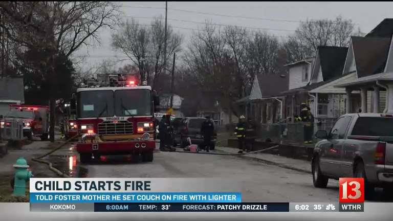 Child starts house fire - YouTube