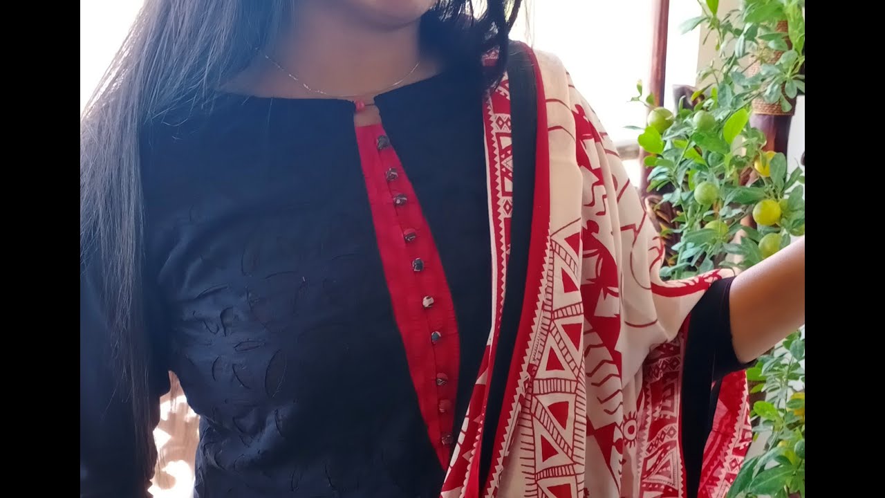 Potli Button Neck Design - YouTube