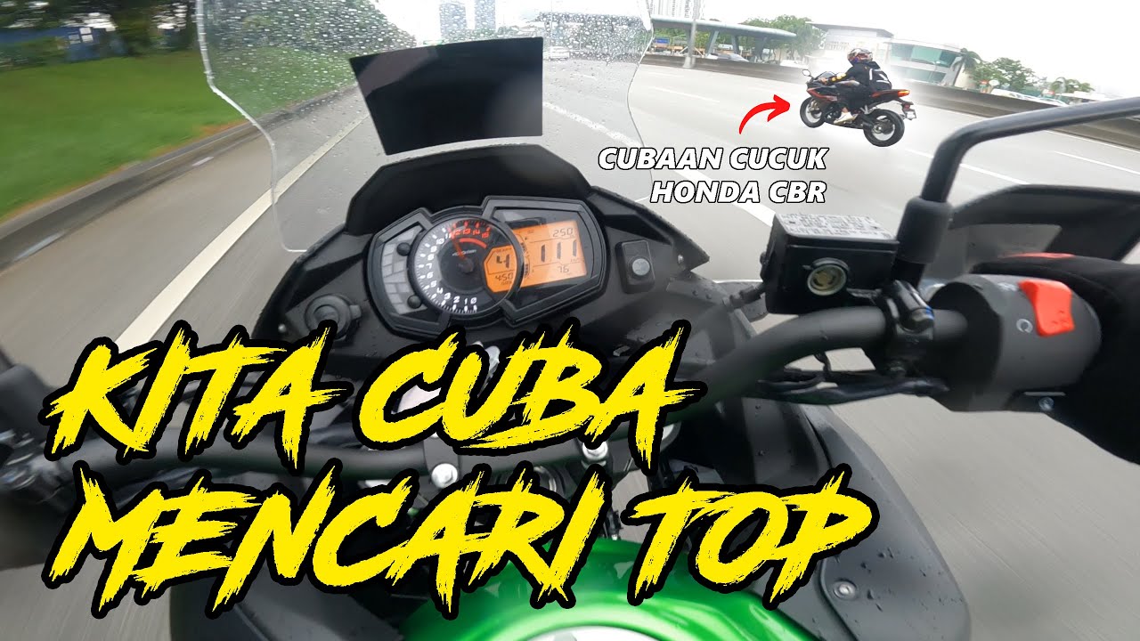 PERCUBAAN TOP SPEED VERSYS X 250 [2023] - YouTube