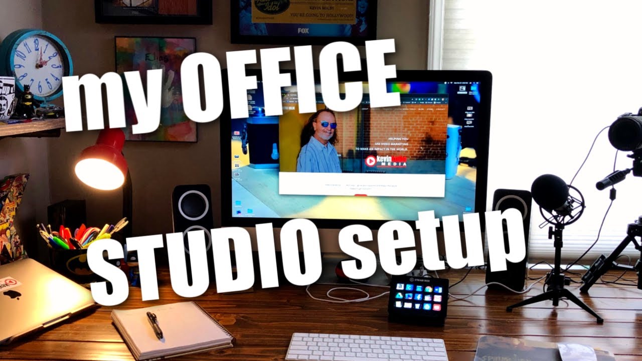 My Home Office Studio Setup - YouTube