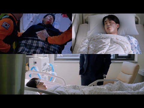 when he was badly injured and risked his life to uphold justice. sick male lead kdrama hurt scene