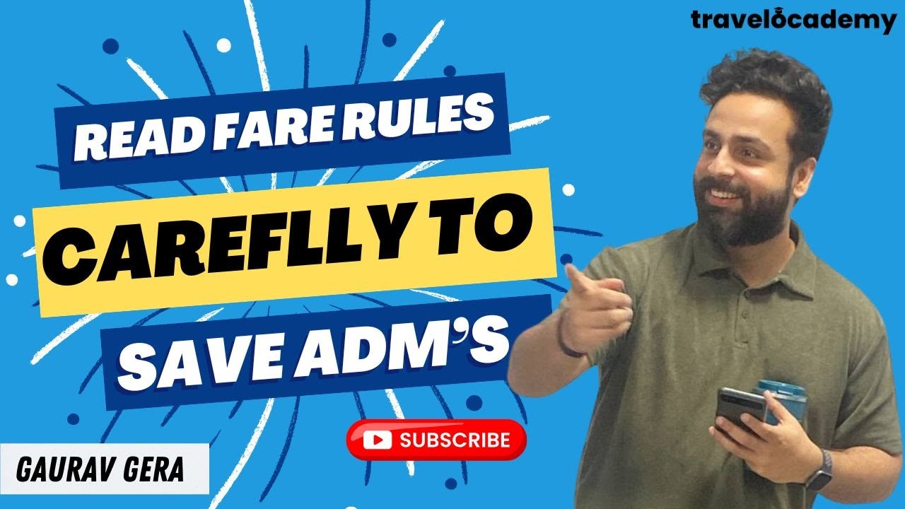 Amadeus Session 31 | How to read Fare Rules | Special Cases | Save ...