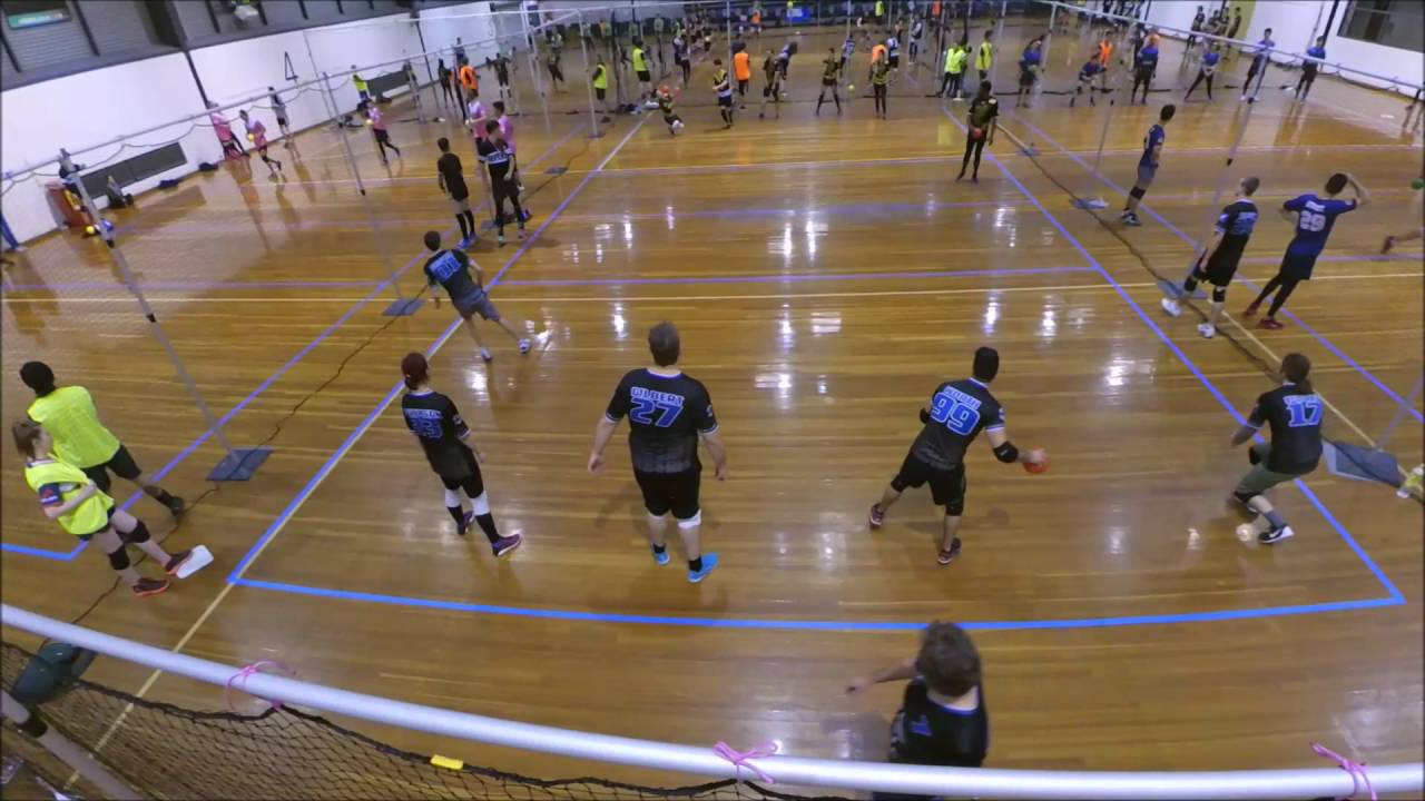 2016 Victorian Dodgeball League Round 8: Glenroy Golden Cocks vs ...