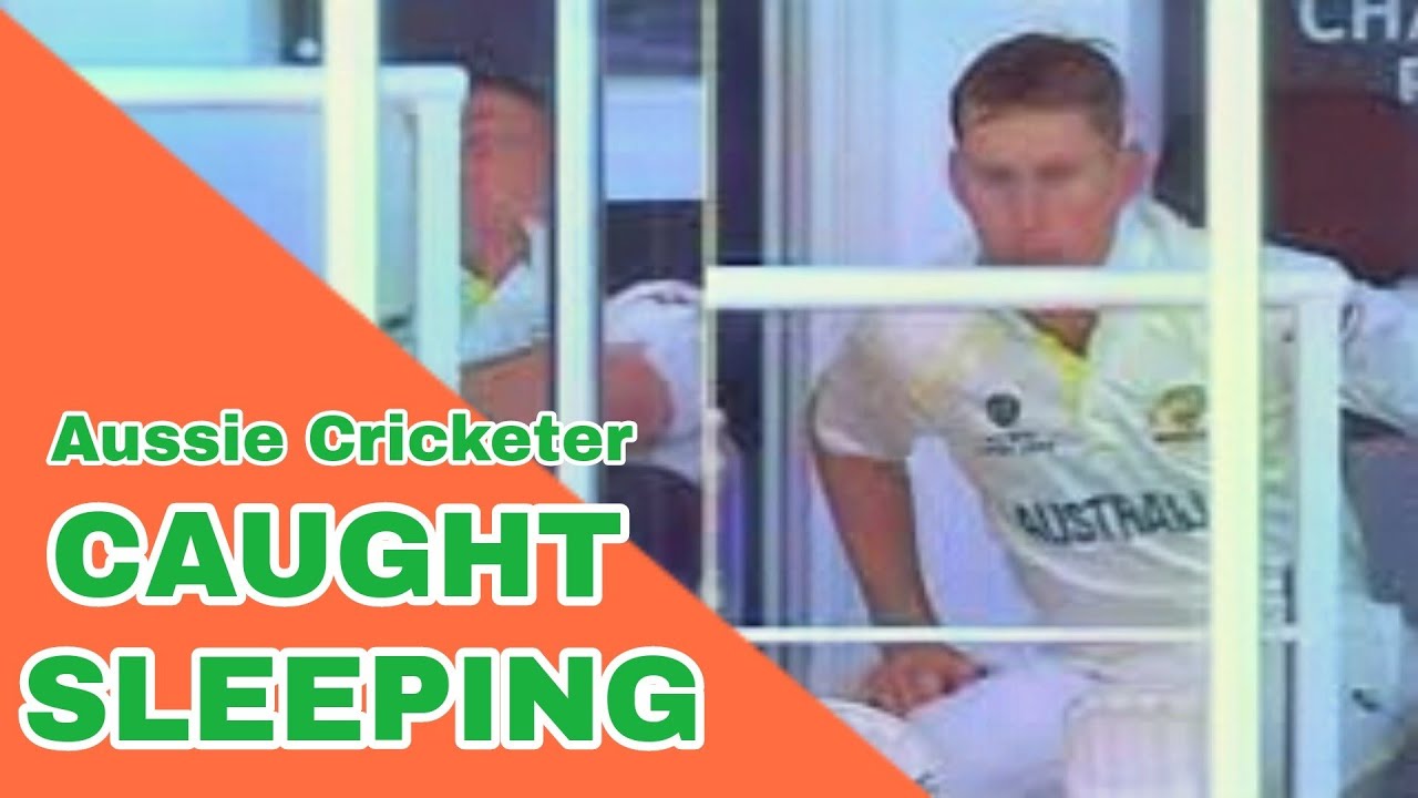 Australian cricket player sleeping 💤 l Ind vs Aus l World Test ...