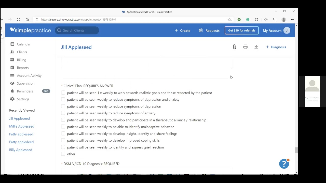 SImple practice training video - YouTube