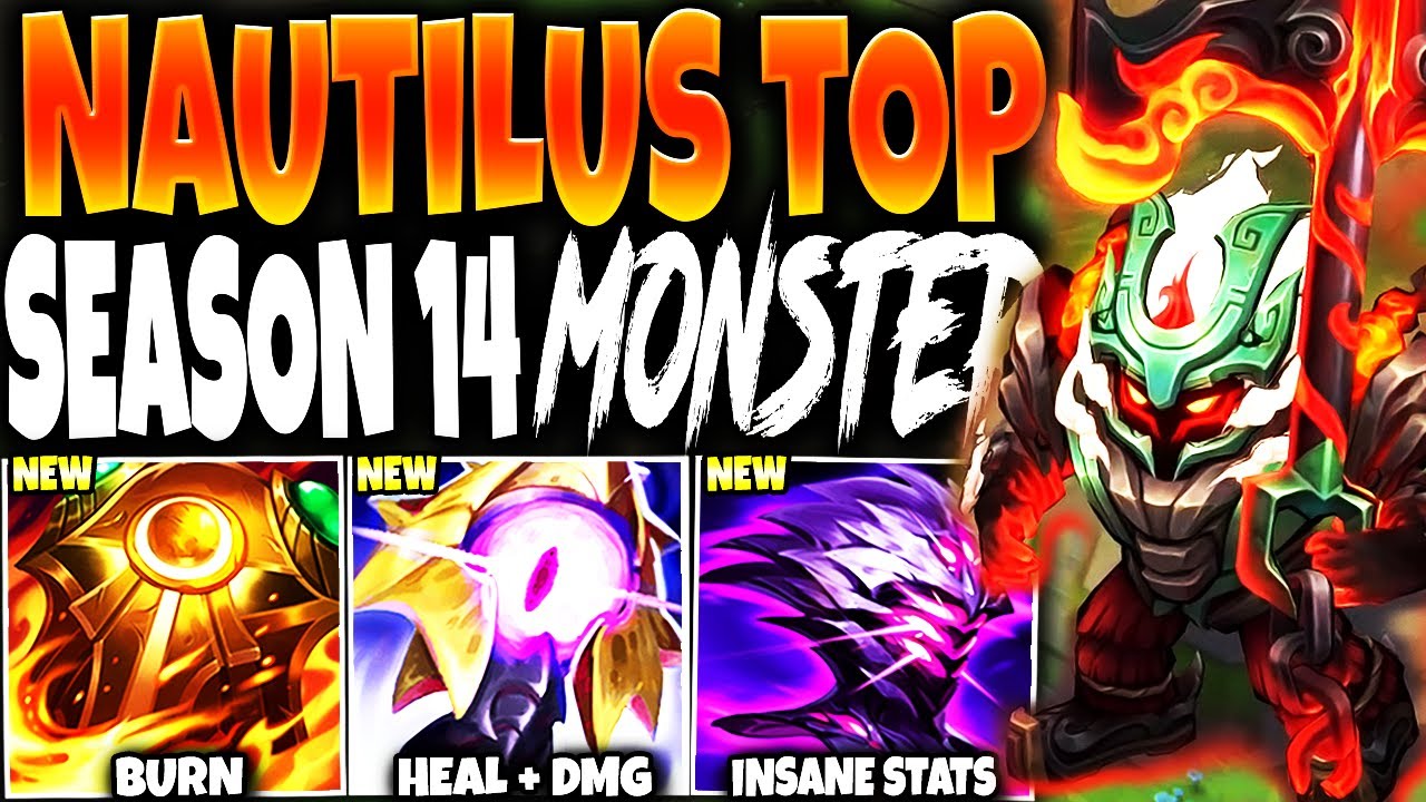 My New Nautilus Top Season 14 Build Guide is an OP IMMORTAL MONSTER 🔥 ...