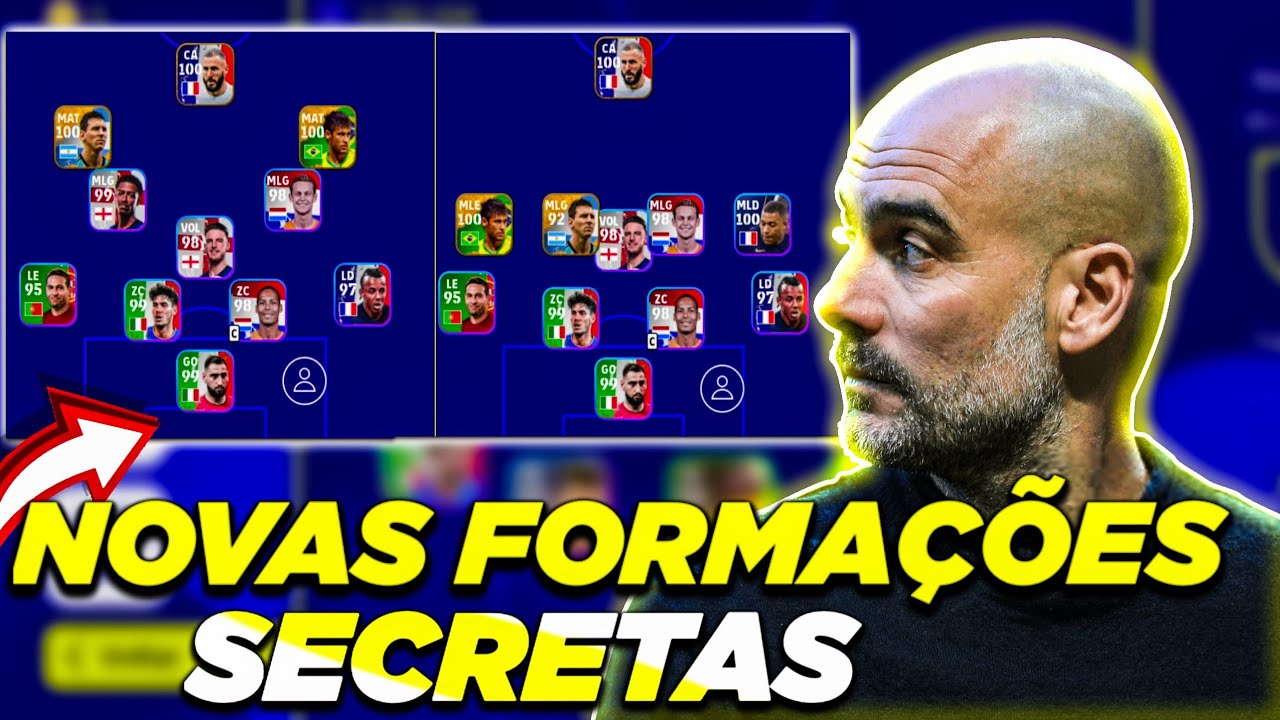 As 15 Melhores FormaÇÕes Secretas Do Efootball 2023 Mobile Youtube