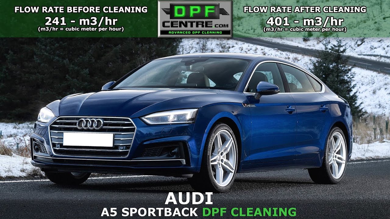 Audi A5 sportback 2.7 TDI DPF Cleaning - YouTube