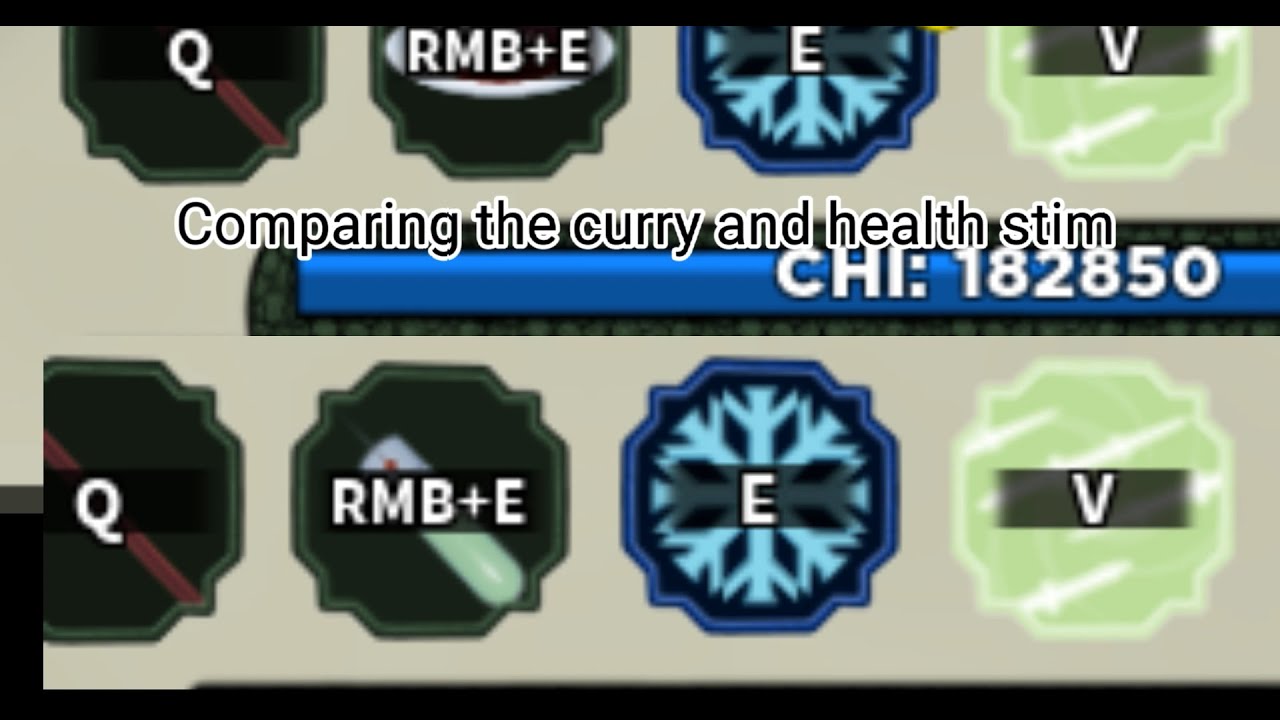 comparing curry and health stim | Shindo Life Roblox - YouTube