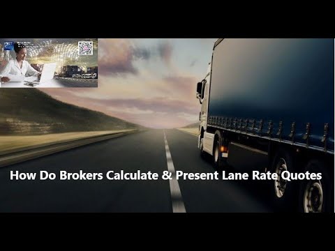 How 2 Calculate & Present Lane Rate Quotes "RBBS Freight Broker ...
