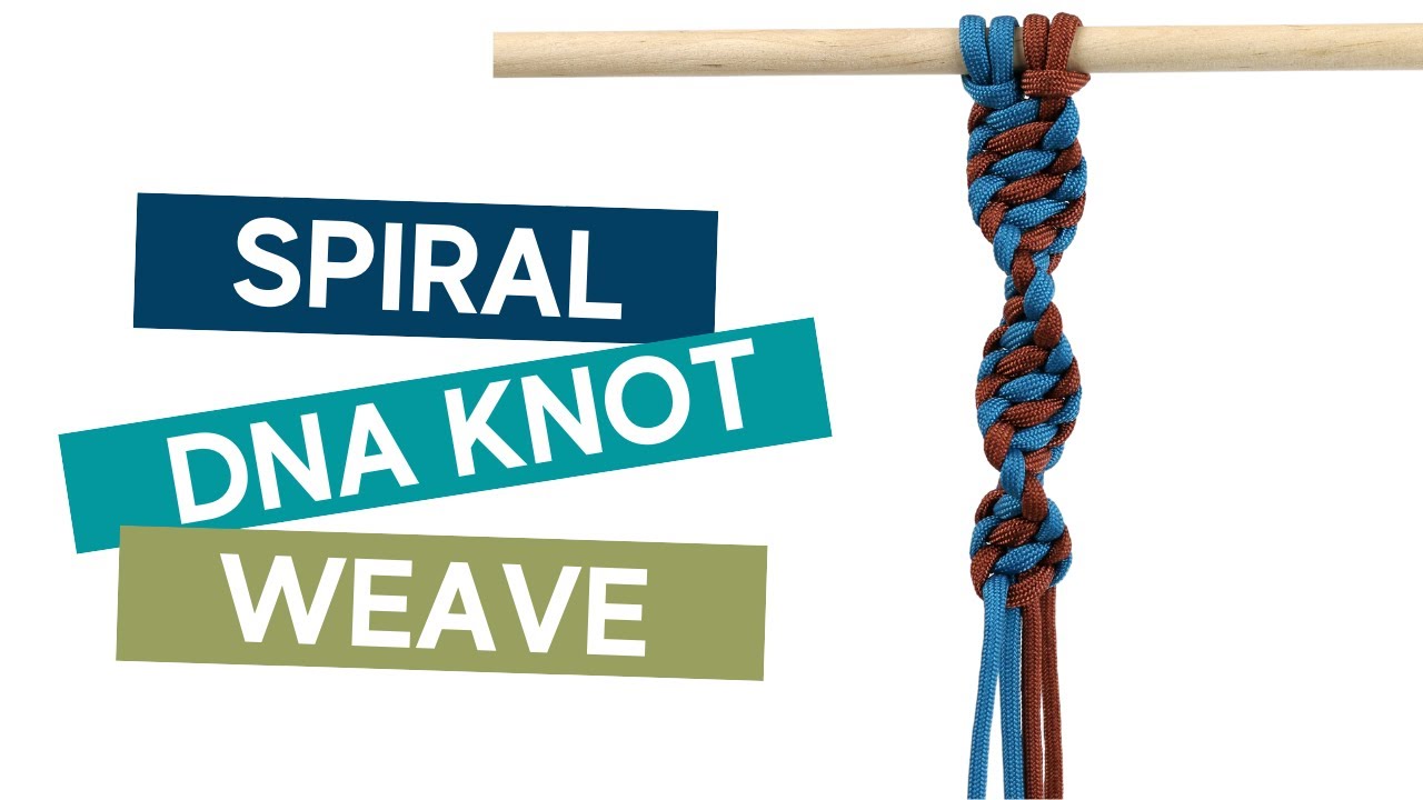 How to make DNA Spiral Knot Paracord Tutorial - YouTube