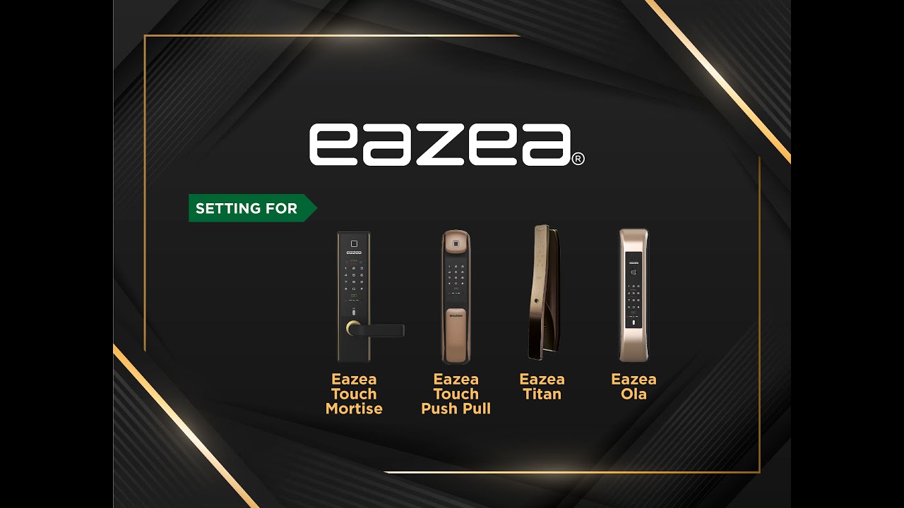 Eazea Smart Lock | Eazea Digital Door Lock Fingerprint & Pin code ...