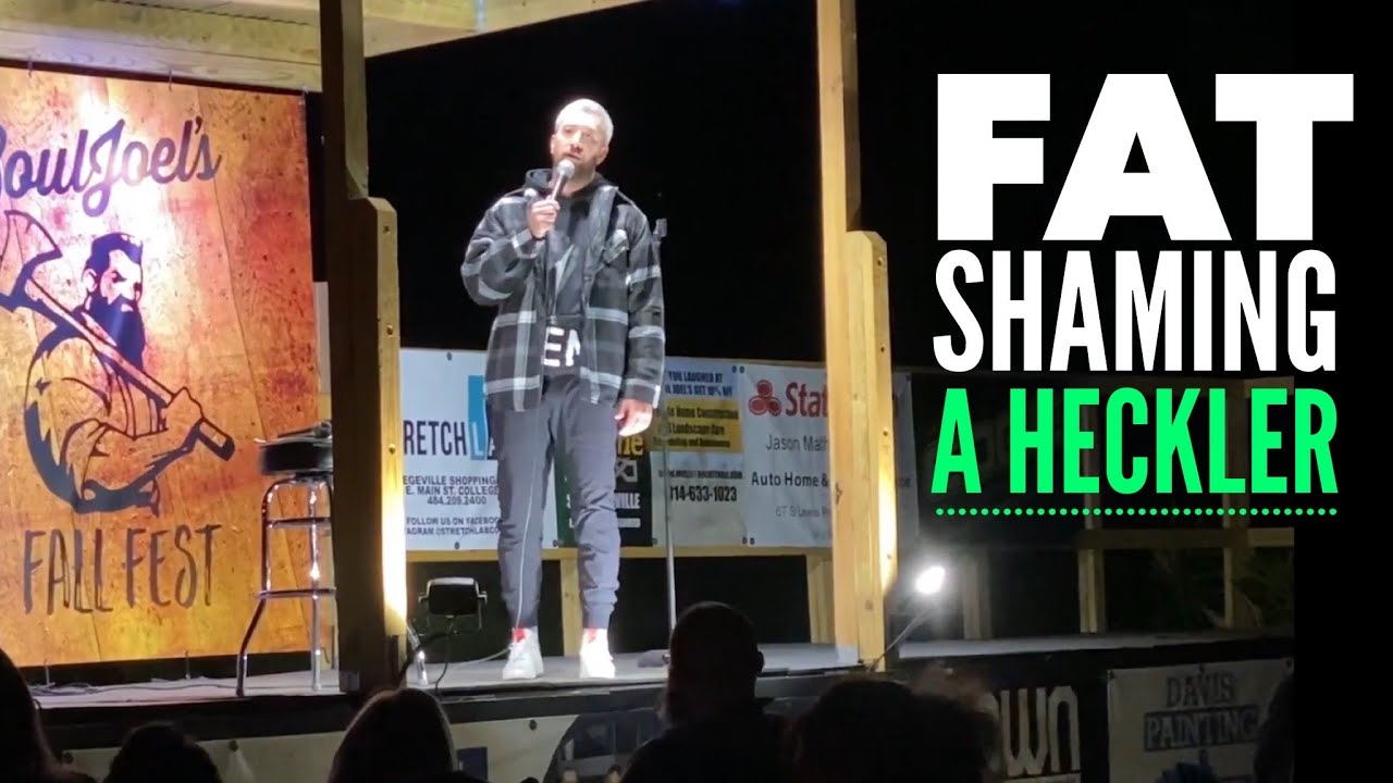 Mike Cannon | Stand Up Comedy | Fat Shaming a Heckler - YouTube